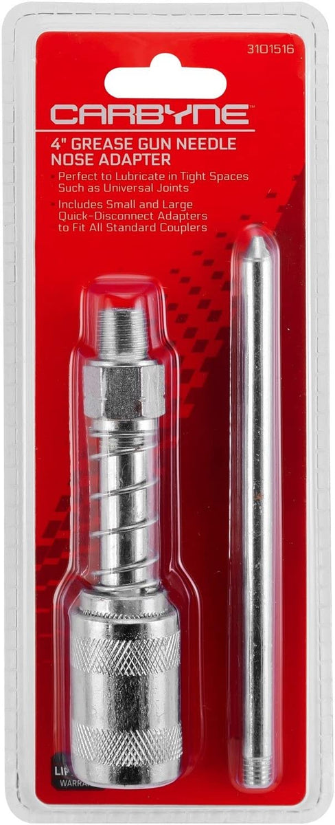 CARBYNE Grease Gun Needle Nozzle Adapter, 4 inch – Carbyne Tools